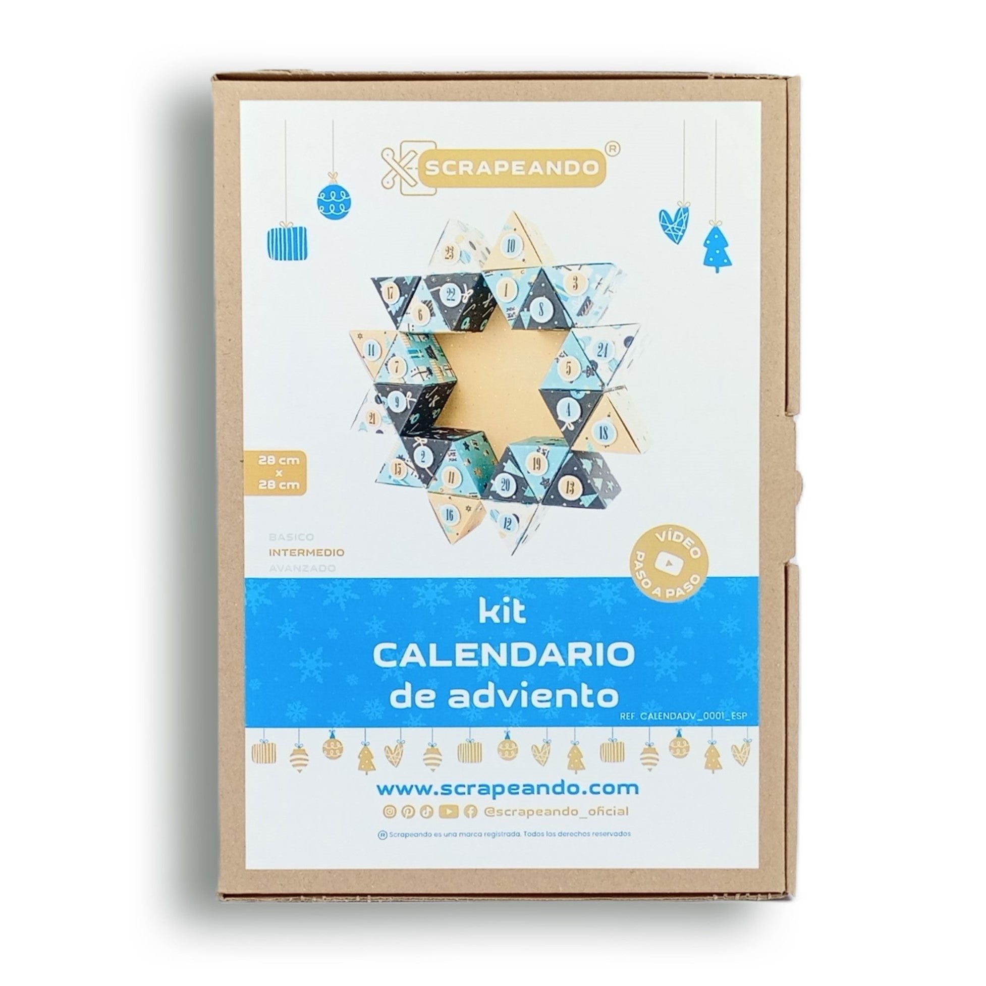 kit calendario Adviento ref. CALENDADV_0001_ESP en ESPAÑOL – Scrapeando ...